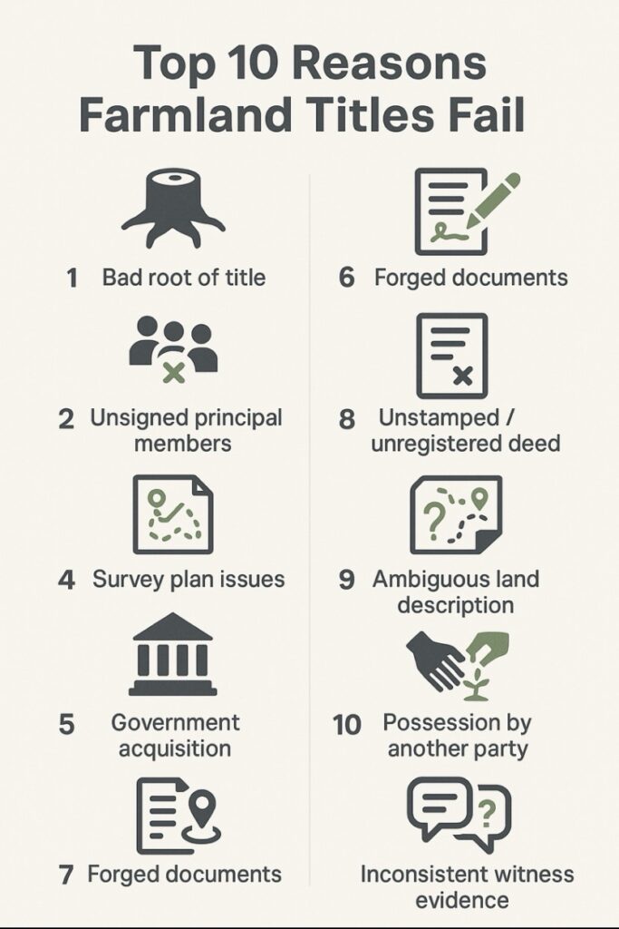 Why Farmland Titles Fail in Court: Lessons From Recent Case Patterns ...